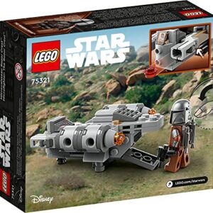 LEGO Star Wars The Razor Crest Microfighter 75321 Toy Building Kit for Kids Aged 6 and Up; Quick-Build, Stud-Shooting Star Wars: The Mandalorian Gunship for Creative Play (98 Pieces)