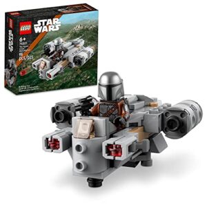 lego star wars the razor crest microfighter 75321 toy building kit for kids aged 6 and up; quick-build, stud-shooting star wars: the mandalorian gunship for creative play (98 pieces)