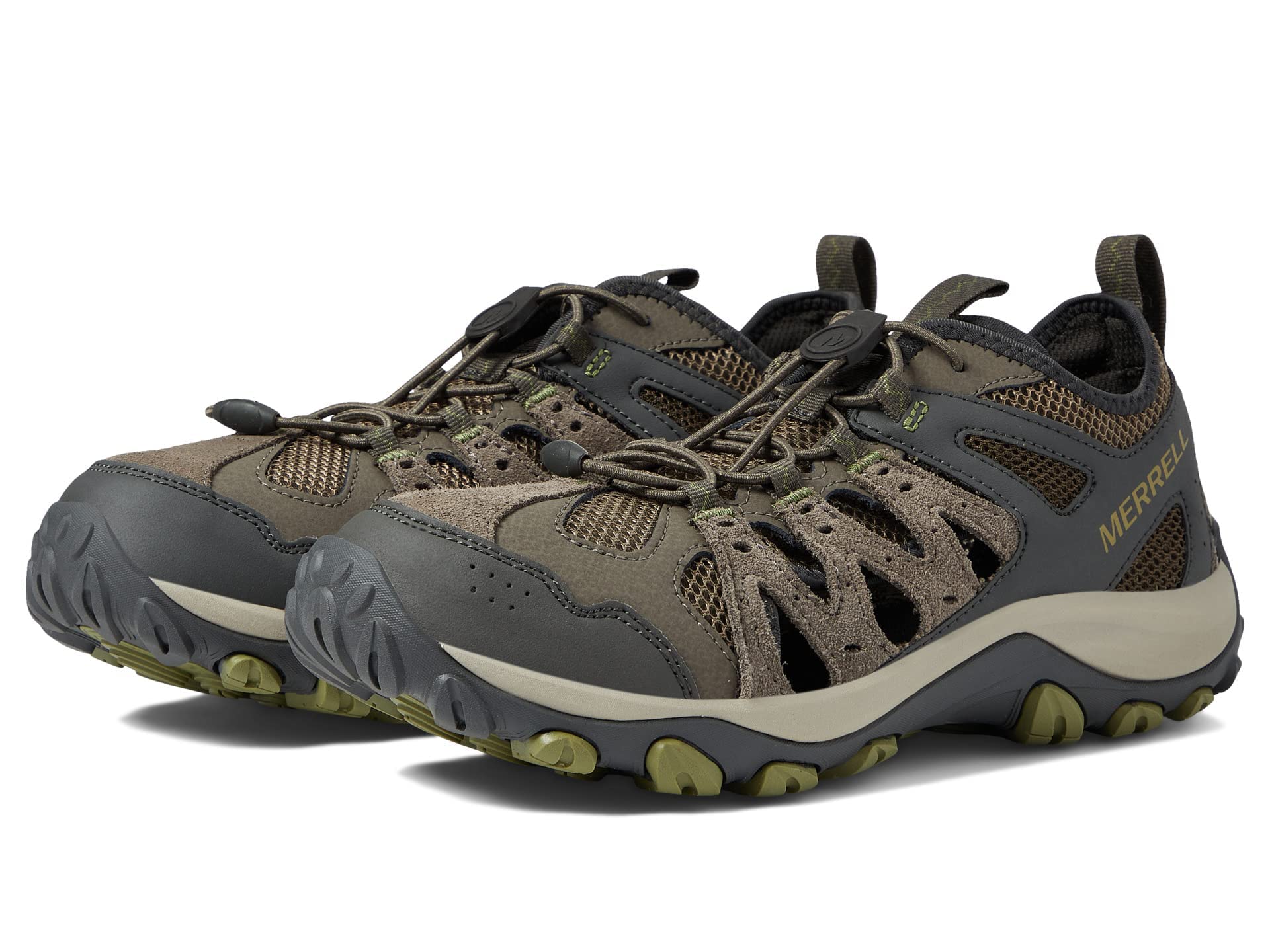 Merrell Accentor 3 LTR Sieve Sneakers for Men Offers Waterproof Leather, EVA Foam Insole, and Protective Rubber Toe Cap. Boulder 9.5 M