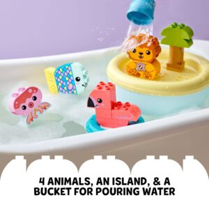 LEGO DUPLO Bath Time Fun: Floating Animal Island 10966 Bath Toy for Babies and Toddlers 1.5 Plus Years Old, Baby Bathtub Water Toys, Easy to Clean