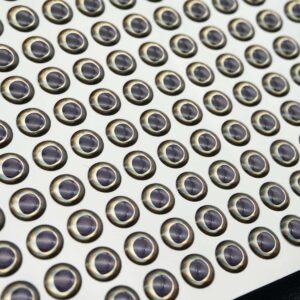 HTHYLURE 240 PCS Fishing Lure Eyes Simulation Fishing Lure Eyes 4D 3D Realistic Artificial Holographic Fake Earth Eyes Lure Baits Making Fishing Tying Lures Crafts DIY Fishing Lure Accessory