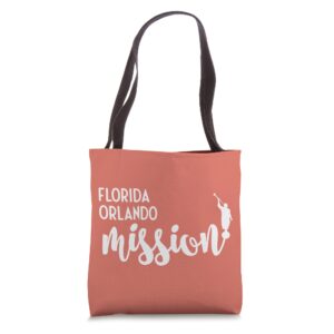 florida orlando mission tote bag