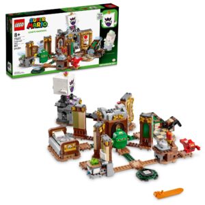 lego super mario luigi’s mansion haunt-and-seek expansion set 71401 toy building kit for kids aged 8 and up (877 pieces)