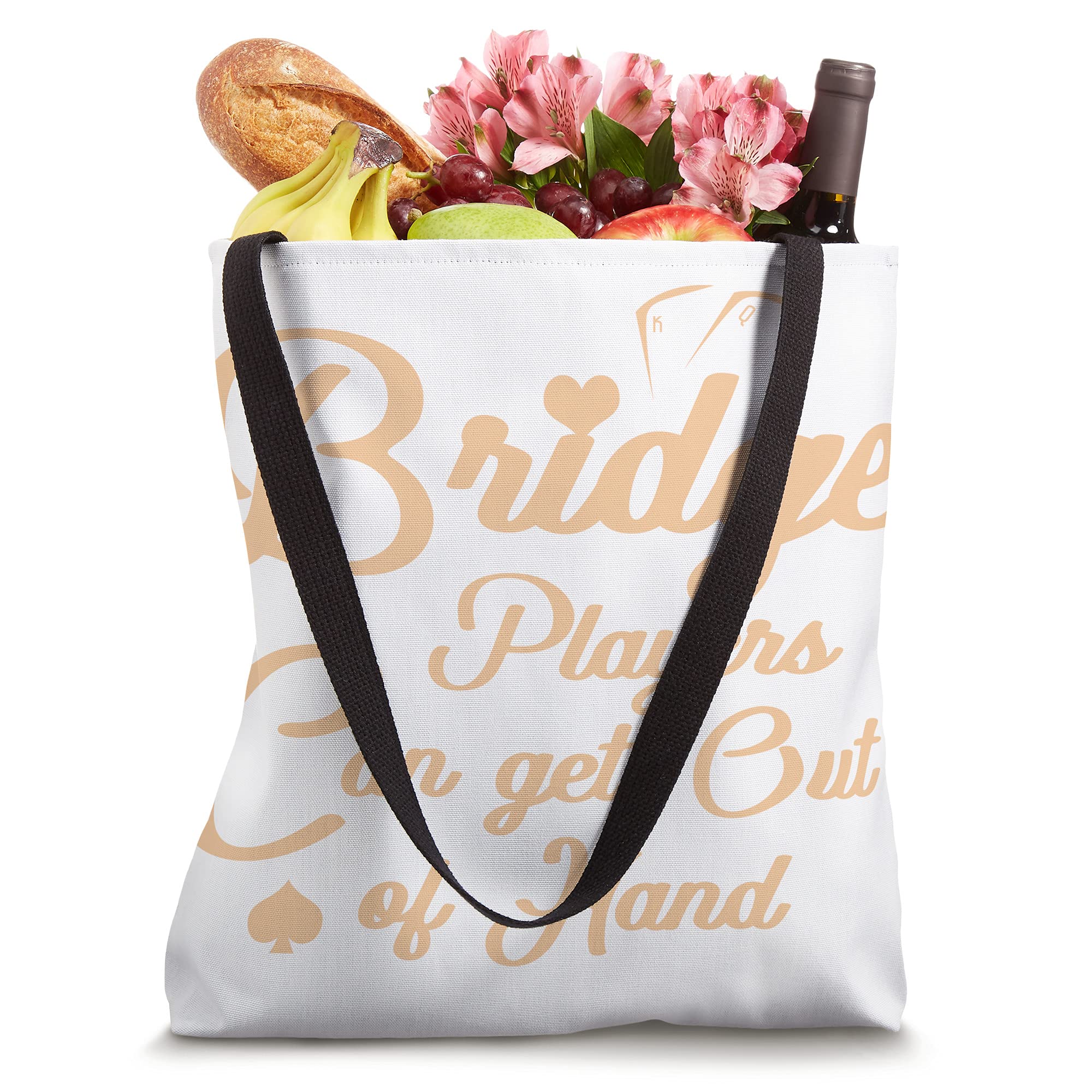 Bridge Players Out Of Hand Playing Card Bridge Gift Tote Bag