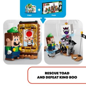 LEGO Super Mario Luigi’s Mansion Haunt-and-Seek Expansion Set 71401 Toy Building Kit for Kids Aged 8 and up (877 Pieces)