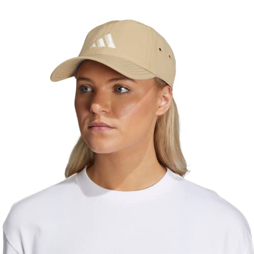 adidas Women's Influencer 3 Relaxed Strapback Adjustable Fit Hat, Beige Tone/Ecru Tint Beige, One Size