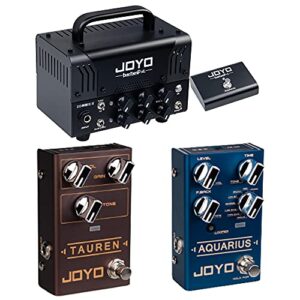 joyo zombie ii mini tube amp head and r-01 distortion pedal & r-07 delay pedal most frequently combination budget in bundle