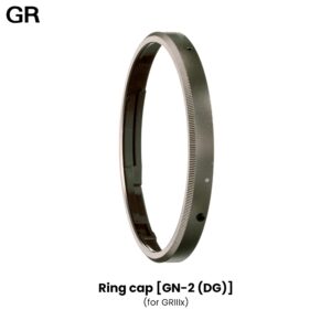 RICOH Ring Cap GN-2 (DG) Dark Gray [Compatible Models: GR IIIx] [Dark Gray Color with Metallic Finish] [Replacement Ring Cap to Dress up The Camera] 30492