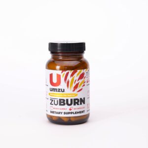 UMZU ZuBurn Thermogenic Fat Burner Supplement for a Healthy Body Composition | Natural Ingredients to Support Metabolism, Increase Calorie Burn & Reduce Body Fat* (30 Day Supply | 60 Capsules)