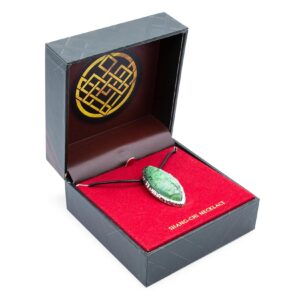 SalesOne LLC Marvel Studios Shang-Chi and the Legend of the Ten Rings Green Pendant Necklace Authentic Prop Replica, Cosplay Costume Accessories | MCU Superhero Comic Book Gifts And Collectibles