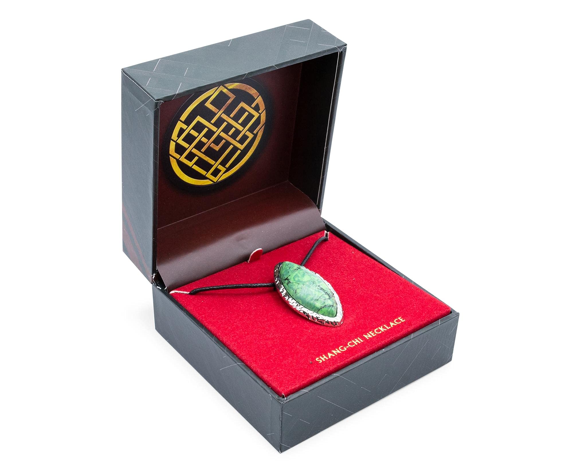 SalesOne LLC Marvel Studios Shang-Chi and the Legend of the Ten Rings Green Pendant Necklace Authentic Prop Replica, Cosplay Costume Accessories | MCU Superhero Comic Book Gifts And Collectibles