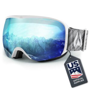 wildhorn cristo ski goggles men women 100% uv anti-fog otg snowboard goggles- us ski team official supplier- snow goggles