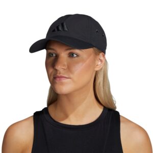 adidas Women's Influencer 3 Relaxed Strapback Adjustable Fit Hat, Black, One Size