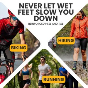 Showers Pass Crosspoint Waterproof Socks - Breathable & Water Resistance Horizon Socks - Essential For Men & Women - Gear For Any Outdoor Work Activities