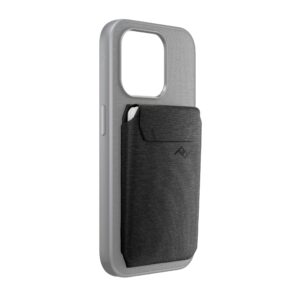 peak design mobile wallet slim - charcoal