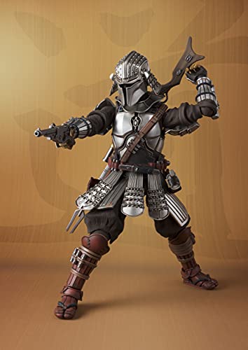 TAMASHII NATIONS - Star Wars: The Mandalorian - Ronin Mandalorian & Grougu (Beskar Armor), Bandai Spirits MEISHO Movie Realization Action Figure