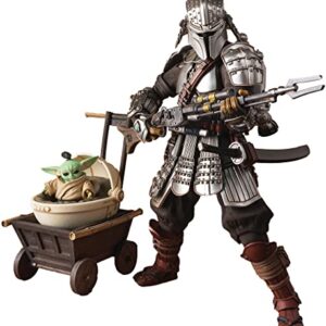 TAMASHII NATIONS - Star Wars: The Mandalorian - Ronin Mandalorian & Grougu (Beskar Armor), Bandai Spirits MEISHO Movie Realization Action Figure