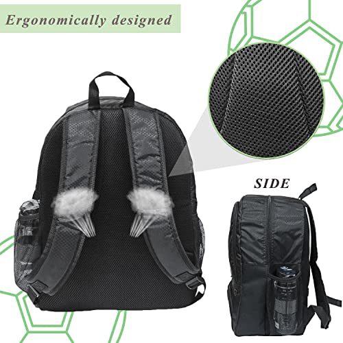 Rudmox Soccer Ball Bag-Backpack for Basketball,Volleyball with Cleat Shoes and Ball Compartment for Sports Team,Trainning