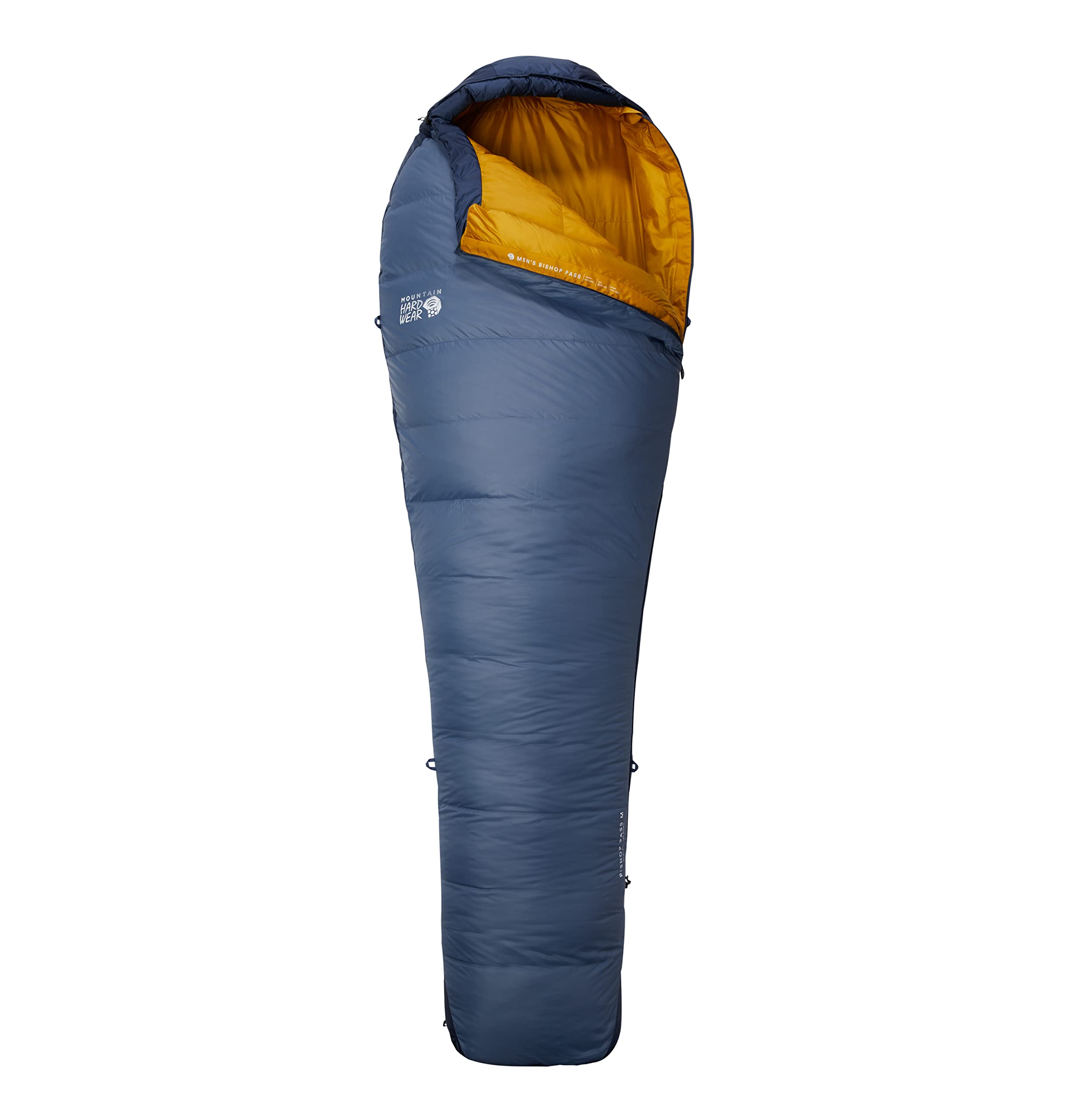 Mountain Hardwear Unisex Bishop Pass M 30F/-1C Long, Light Zinc, Left-Hand Zipper