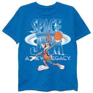 space jam boys jam: a new legacy tune squad/goon squad short sleeve t-shirt - 4-20 t shirt, royal, 8 us