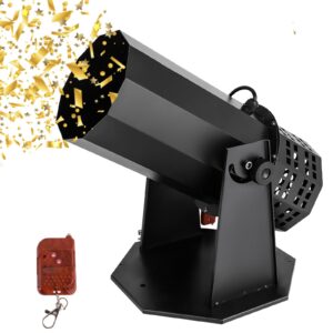 epidioxi confetti launcher professional confetti shooter wireless remote for special event, parties, club, wedding, concerts (without lights)