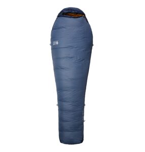 mountain hardwear unisex bishop pass m 30f/-1c long, light zinc, left-hand zipper