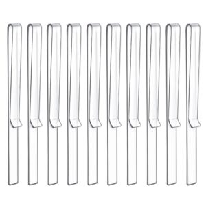 savita 10 pcs music stand clips, clear acrylic music holder clip book page clip for wind for musician composer outdoor gig rehearsal easy reading