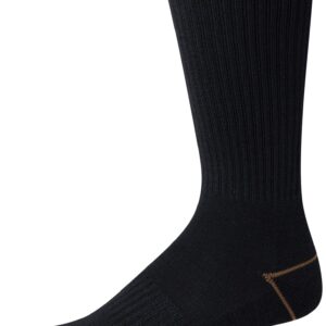 Nautica Men's Dress Socks - Light-Cushion Crew Socks (5 Pack), Size 6-12.5, BrownKhaki