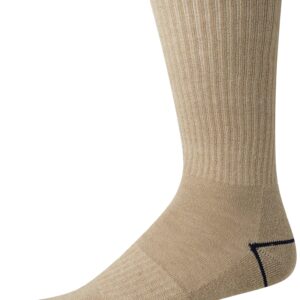 Nautica Men's Dress Socks - Light-Cushion Crew Socks (5 Pack), Size 6-12.5, BrownKhaki