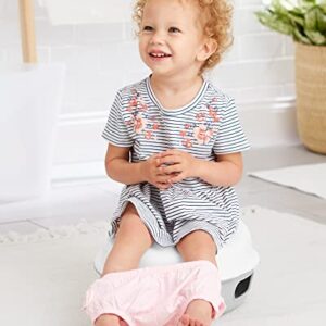 Skip Hop Potty Training Toilet, Go Time 3-in-1 Potty, White/Grey