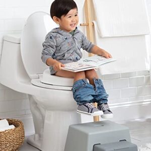 Skip Hop Potty Training Toilet, Go Time 3-in-1 Potty, White/Grey