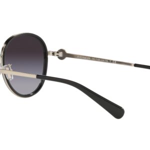 Coach HC7129 Sunglasses, Black/Grey Gradient, 54 mm