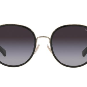 Coach HC7129 Sunglasses, Black/Grey Gradient, 54 mm