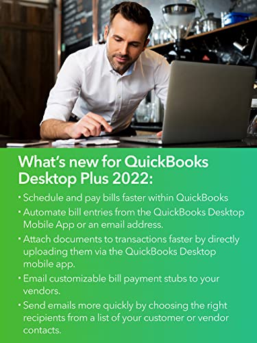 QuickBooks Desktop Premier Plus 2022 Accounting Software for Small Business 1-Year Subscription - 3 User [PC Download]