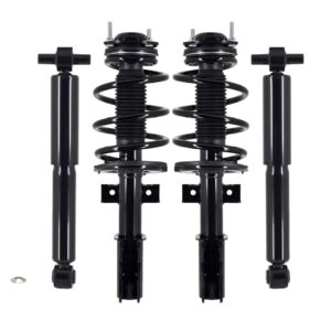 pm auto front - rear set of 4 quick complete strut - shock for 2007-2012 gmc acadia