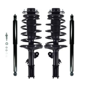 pm auto front - rear quick complete strut-shock for 1998-2003 toyota sienna