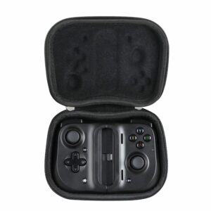 hermitshell hard travel case for razer kishi mobile game controller (case for razer kishi, black)