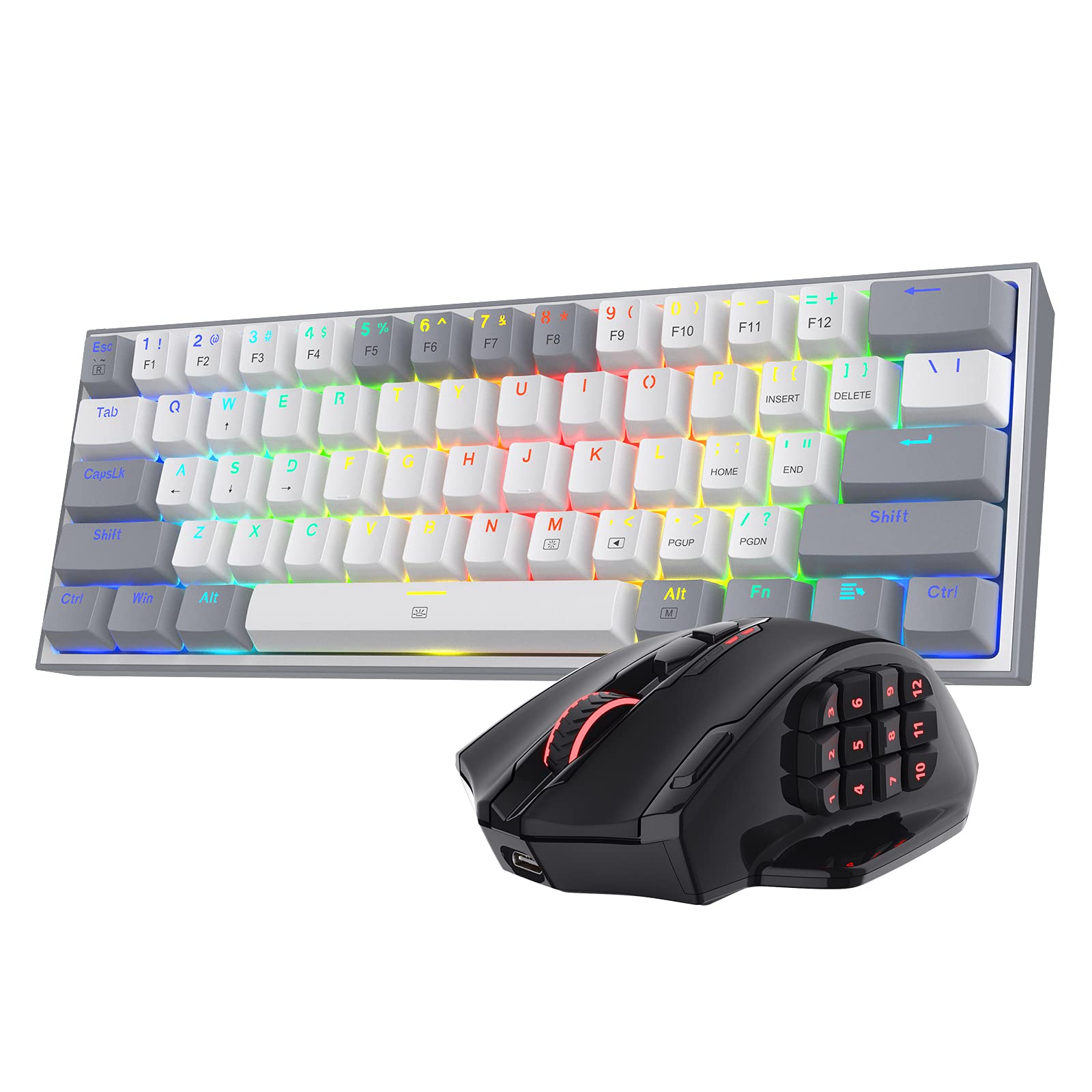 Redragon K617 Keyboard and M913 Mouse Bundle