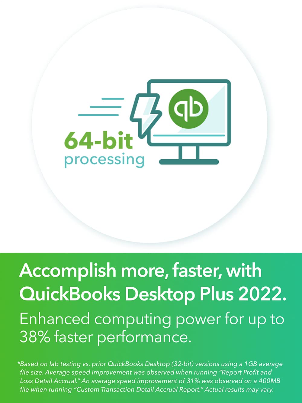 QuickBooks Desktop Pro Plus with Enhanced Payroll 2022 Accounting Software for Small Business 1-Year Subscription with Shortcut Guide [PC Download]