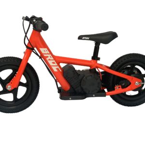 BROC USA Ebike for Kids, 12 Inch 24V Battery Operated, Red