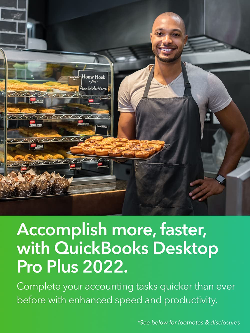 QuickBooks Desktop Pro Plus with Enhanced Payroll 2022 Accounting Software for Small Business 1-Year Subscription with Shortcut Guide [PC Download]