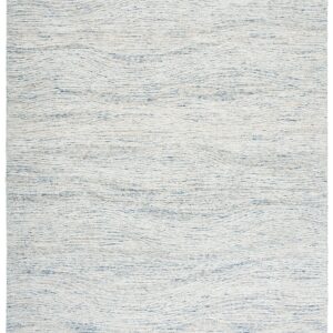 SAFAVIEH Metro Collection 8' x 10' Light BlueIvory MET995L Handmade Premium Wool Living Room Dining Bedroom Area Rug