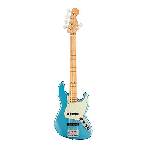 Fender Player Plus 5-String Jazz Bass, Opal Spark, Maple Fingerboard