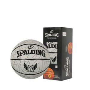 spalding flight line basketball without pump men full size sports ball outdoor high bounce soft grip high grade basketball ball size 7 youth