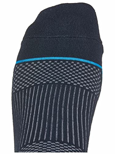 Bauer Hockey Performance Skate Sock ('21), Low (Medium), Black, 1059309