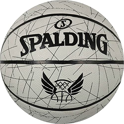 Spalding Flight Line Basketball Without Pump Men Full Size Sports Ball Outdoor High Bounce Soft Grip High Grade Basketball Ball Size 7 Youth