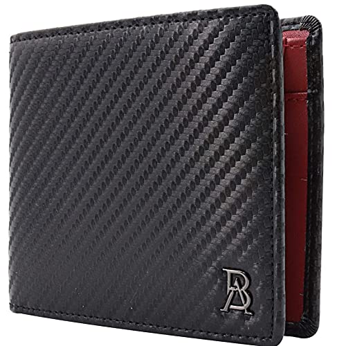 Baggourie RFID Trifold Leather Wallet (Red)