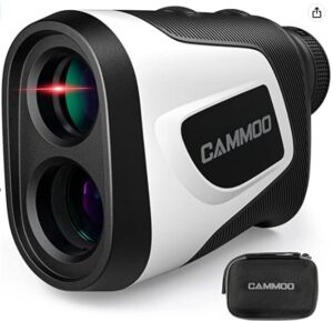 cammoo golf hunting rangefinder with slope, 1100y range finder golfing with 5 mode, 6x magnification, usb charging, clear&accurate measurement,vibration alert, for hunting,golfing, measurement - m1000