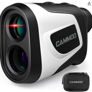 CAMMOO Golf Hunting Rangefinder with Slope, 1100Y Range Finder Golfing with 5 Mode, 6X Magnification, USB Charging, Clear&Accurate Measurement,Vibration Alert, for Hunting,Golfing, Measurement - M1000