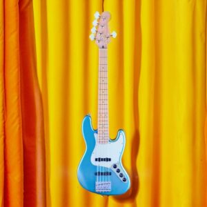 Fender Player Plus 5-String Jazz Bass, Opal Spark, Maple Fingerboard